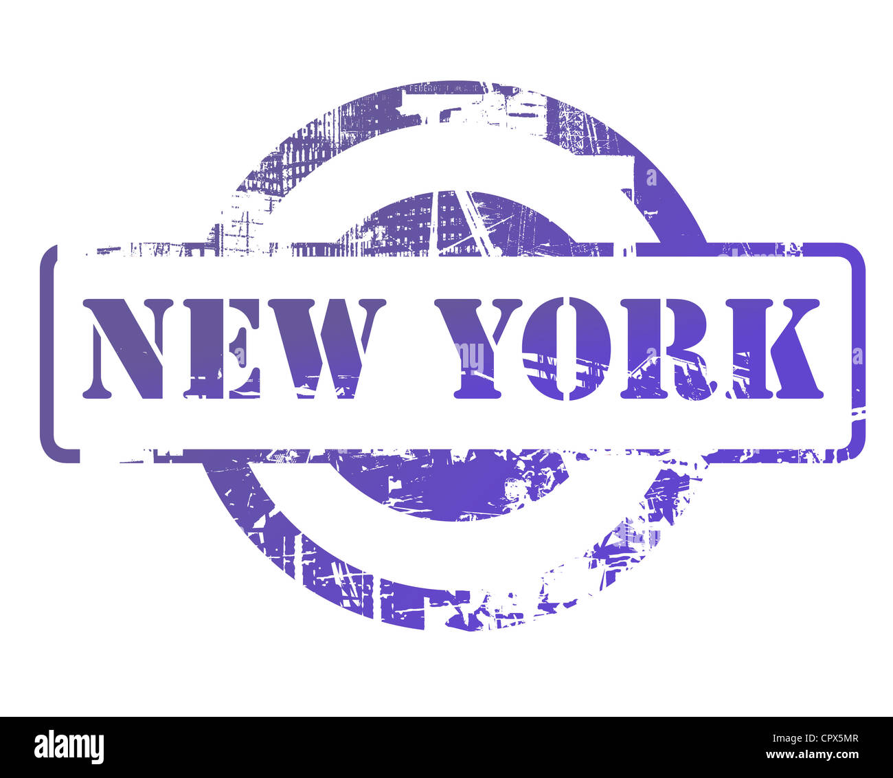 New York stamp with copy space isolated on white background Stock Photo ...