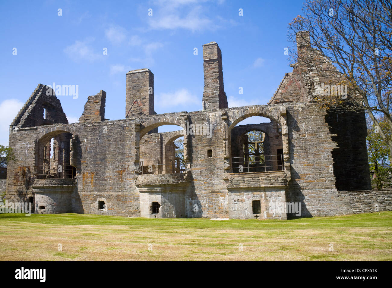 Kirkwall Orkney Islands UK ruins of the Earl's Palace a 16thc ...