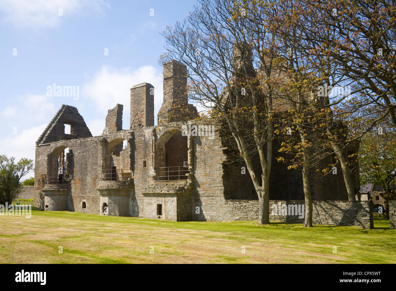 Kirkwall Orkney Islands UK ruins of the Earl's Palace a 16thc ...