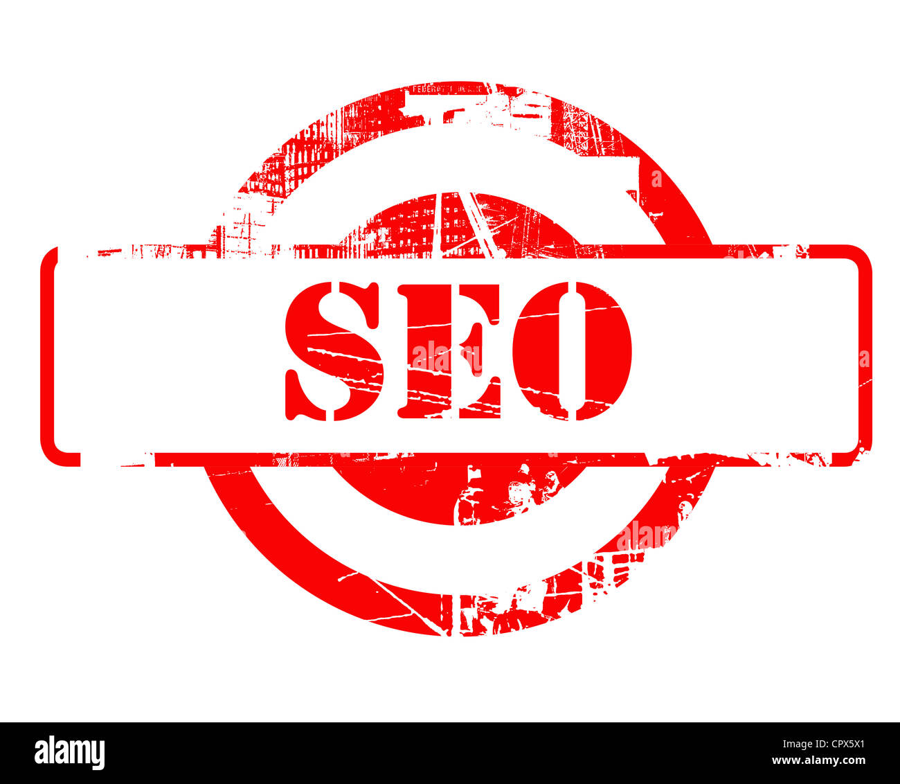 SEO, search engine optimization red stamp with copy space isolated on ...