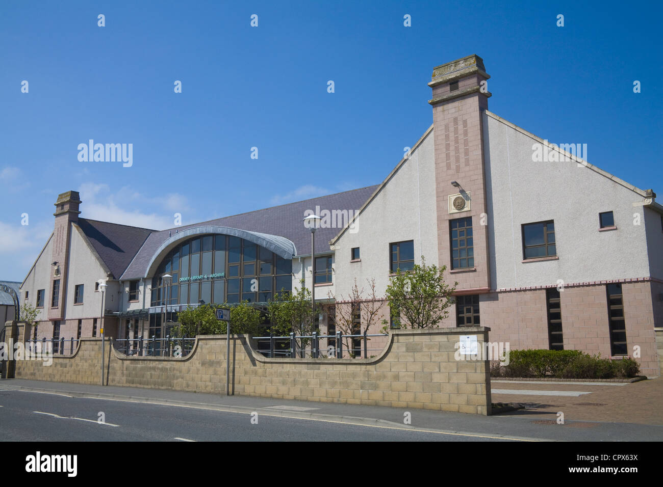 Kirkwall Orkney Islands UK Public Library and Archive building in this ...