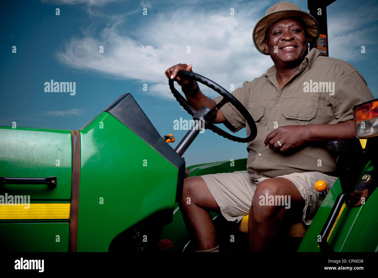 Rural farmer tractor africa hi-res stock photography and images - Alamy