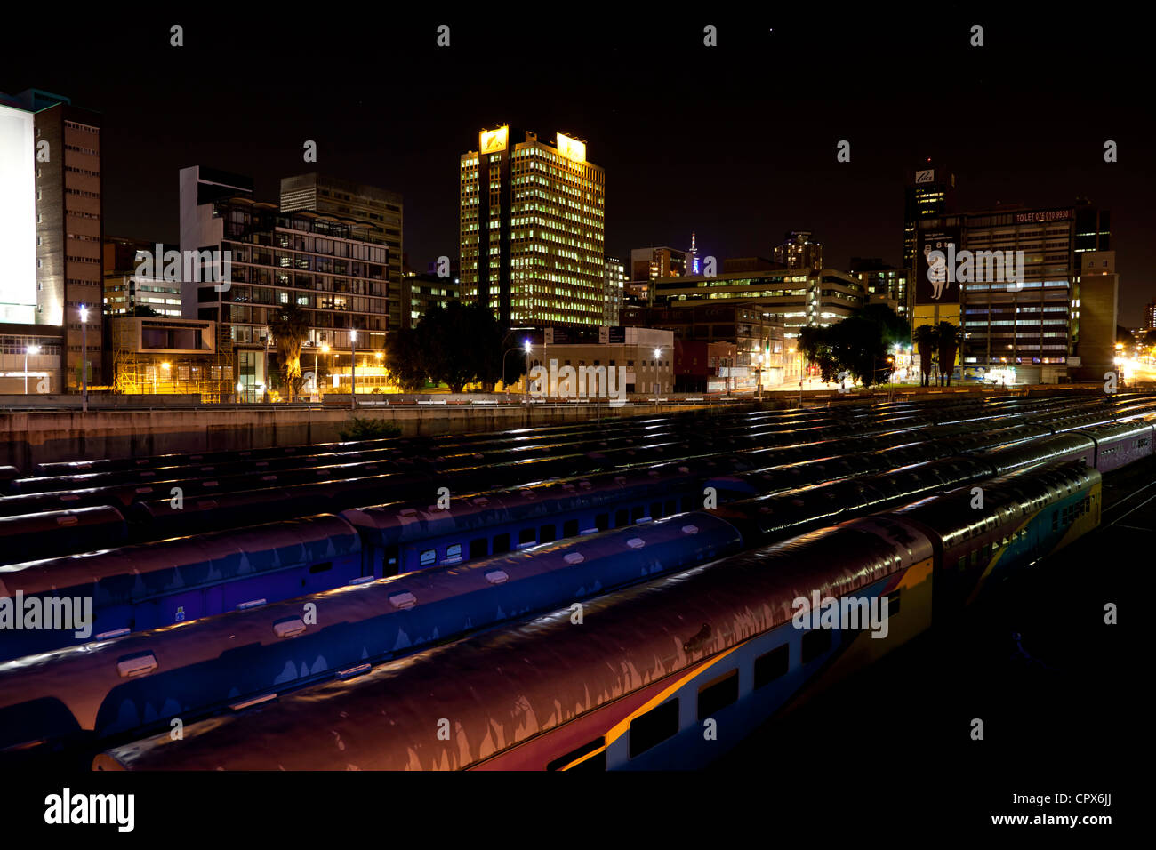 Johannesburg night time hi-res stock photography and images - Alamy