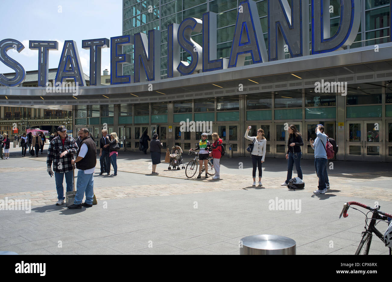 Staten Island ferry the Whitehall Terminal at South Ferry Manhattan New ...