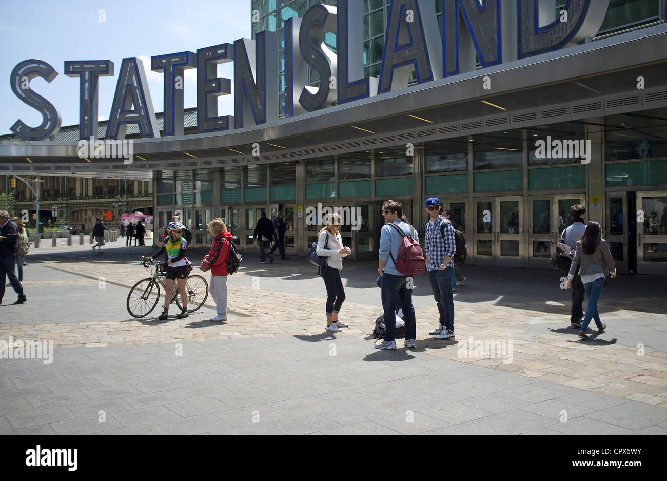 Staten Island ferry the Whitehall Terminal at South Ferry Manhattan New ...