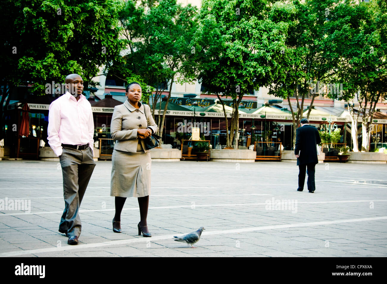 Nelson mandela square shopping centre hi-res stock photography and ...