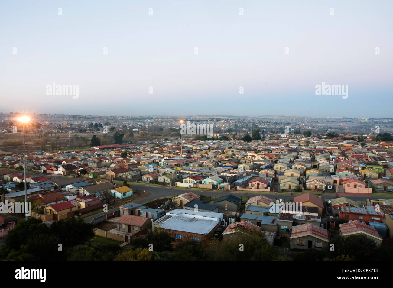 Sunny suburban neighbourhood hi-res stock photography and images - Alamy