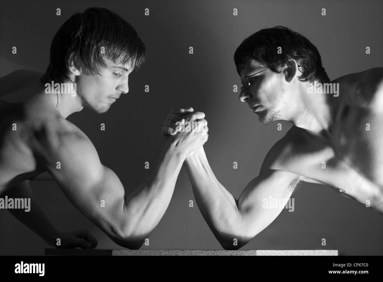 competition of men Stock Photo - Alamy
