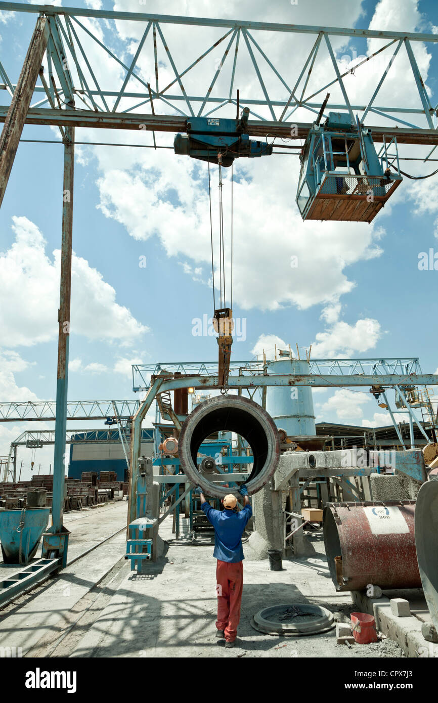 Power line crane construction hi-res stock photography and images - Alamy