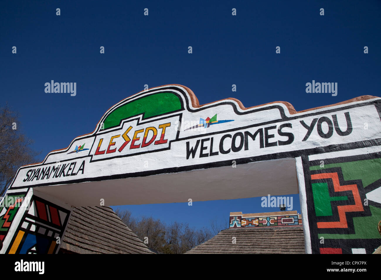 Lesedi cultural village hi-res stock photography and images - Alamy