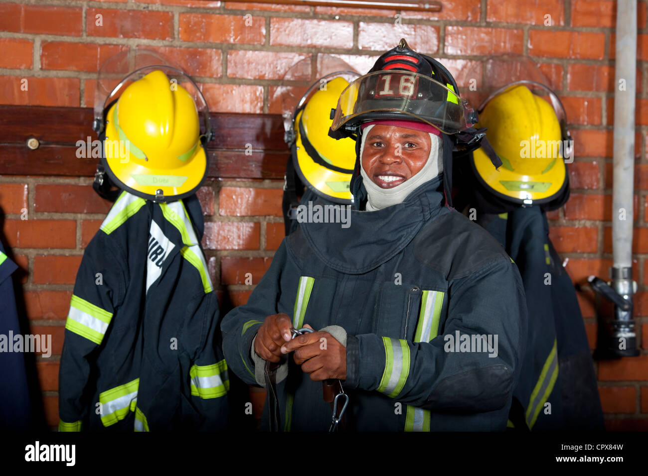Fire station interior hi-res stock photography and images - Alamy