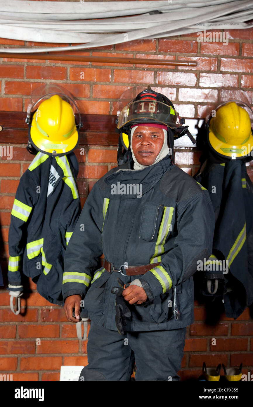 Fireman gear on fire hi-res stock photography and images - Alamy