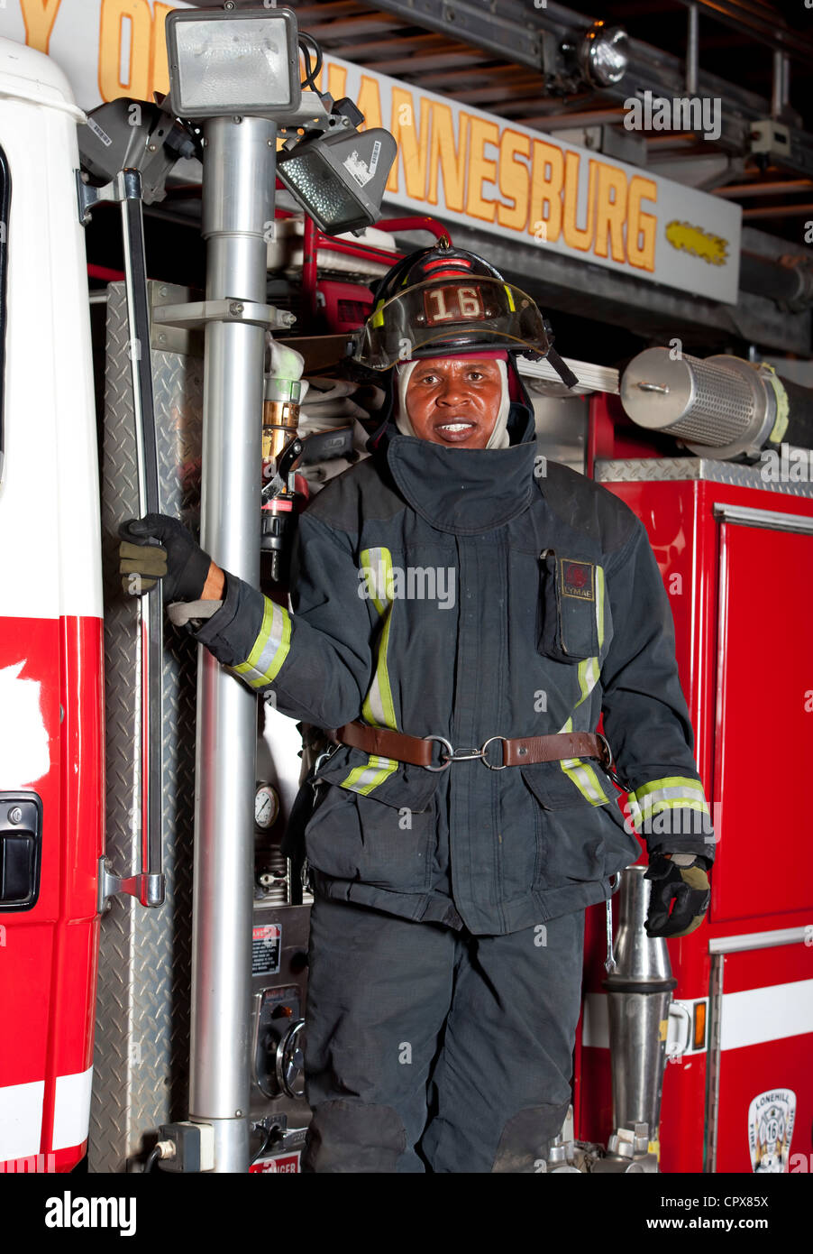 Interior of the fire truck hi-res stock photography and images - Alamy