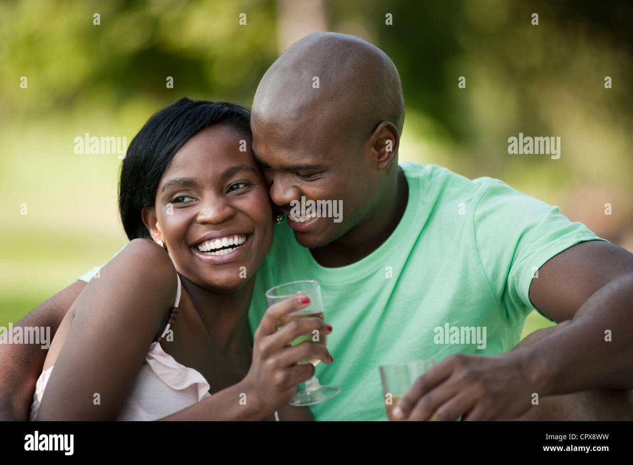 African couple hi-res stock photography and images - Alamy