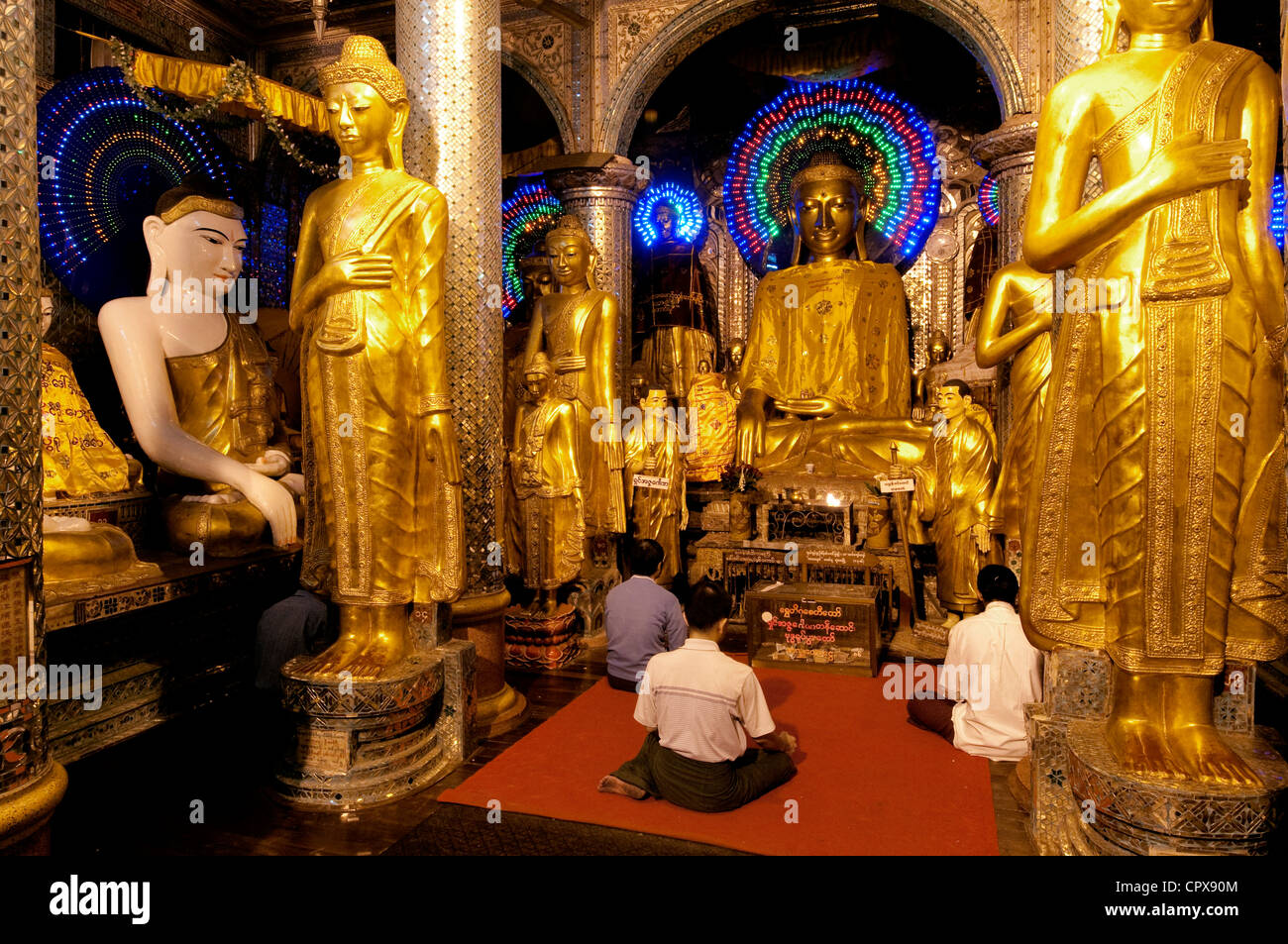 Myanmar Burma Yangon State Yangon Kandawgyi District park of people ...