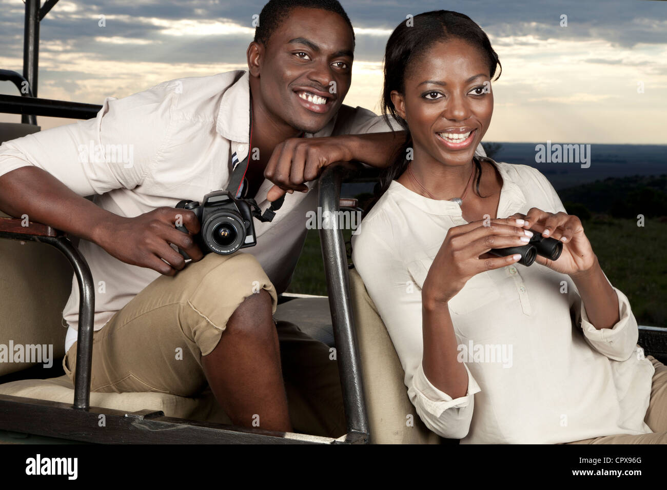 Game viewing vehicle hi-res stock photography and images - Alamy