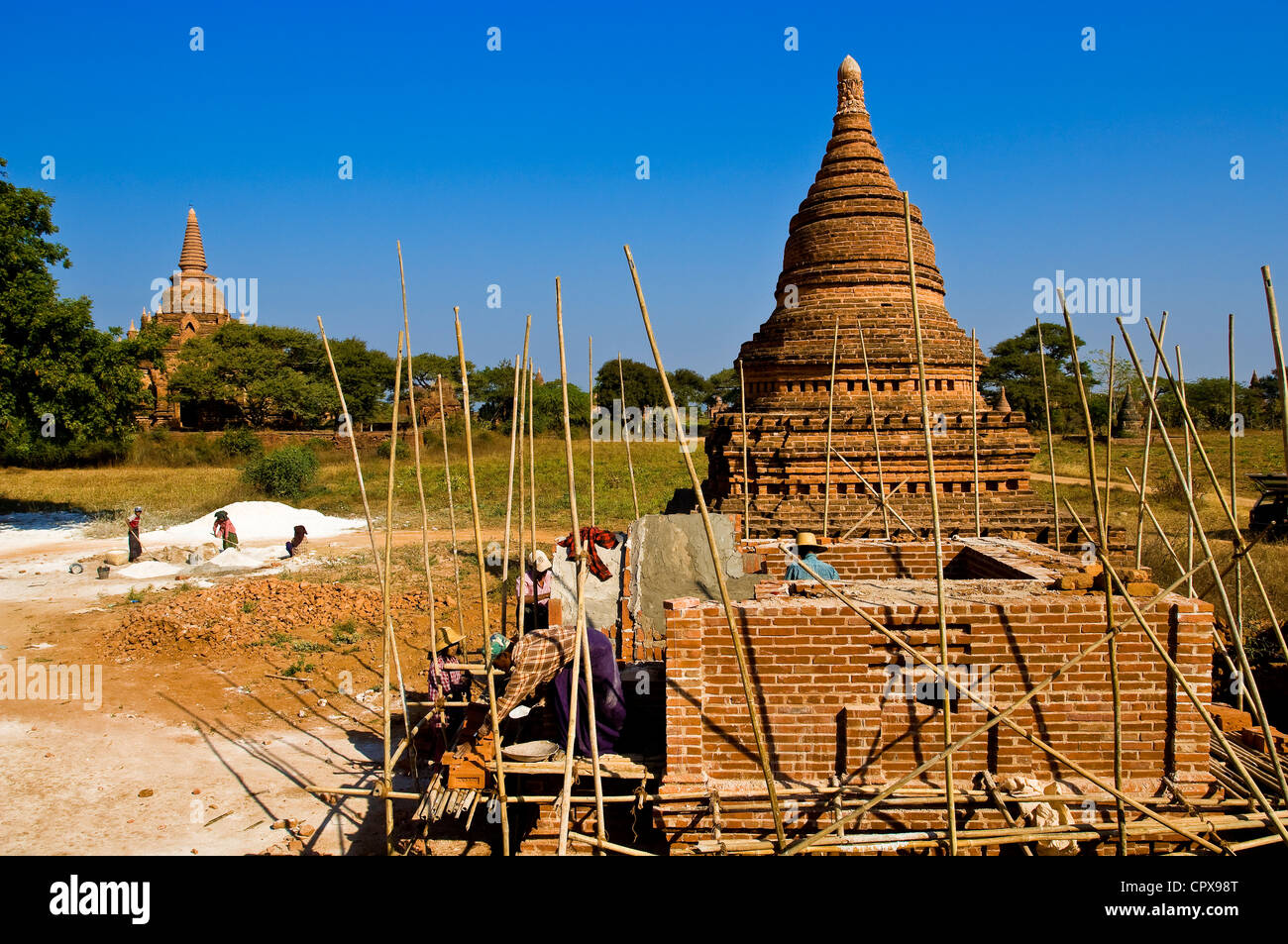 Myanmar (Burma) Mandalay Division Bagan (Pagan) Old Bagan Khaymingha ...