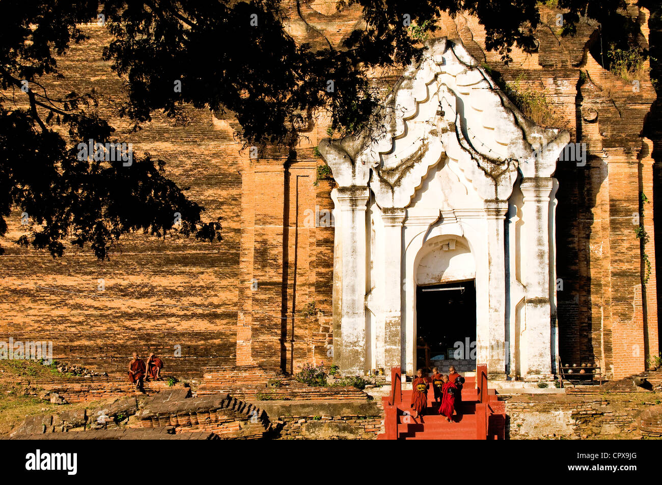 Myanmar Burma Sagaing Division Mingun Mingun Pagoda its construction ...