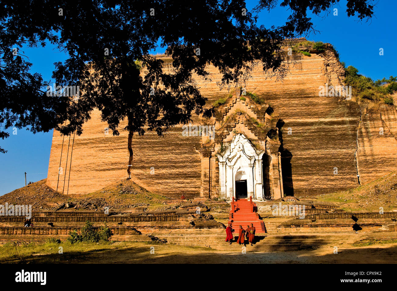 Myanmar Burma Sagaing Division Mingun Mingun Pagoda its construction ...