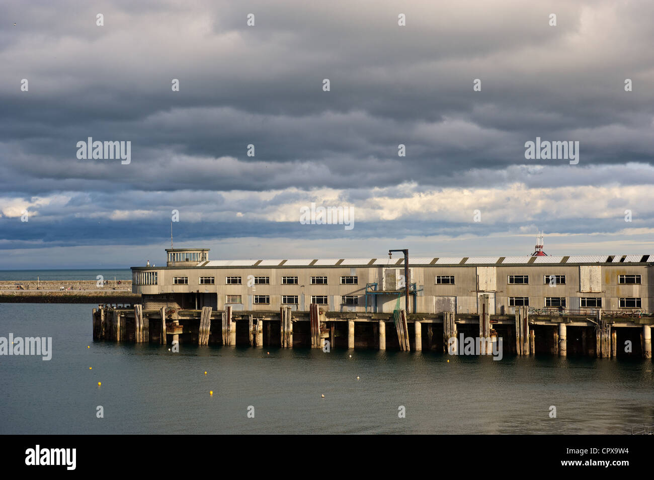 The old ferry terminal at Carlisle Pier, also known as Mail-boat pier ...