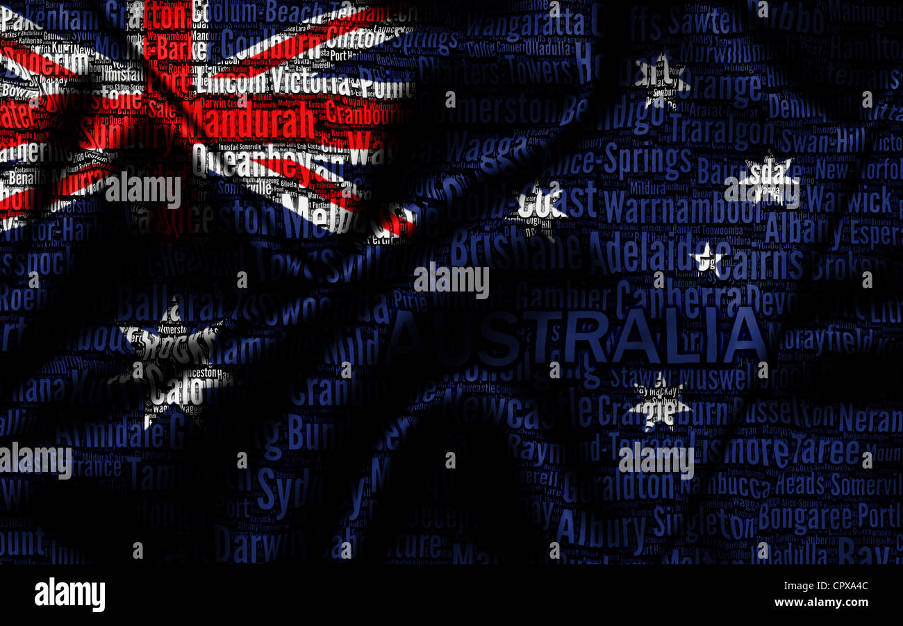 Flag word cloud concept hi-res stock photography and images - Alamy