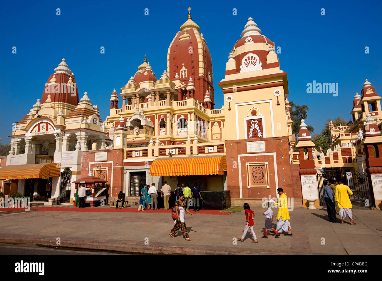 India, Delhi, Laxminarayan Temple (Birla Mandir Stock Photo - Alamy