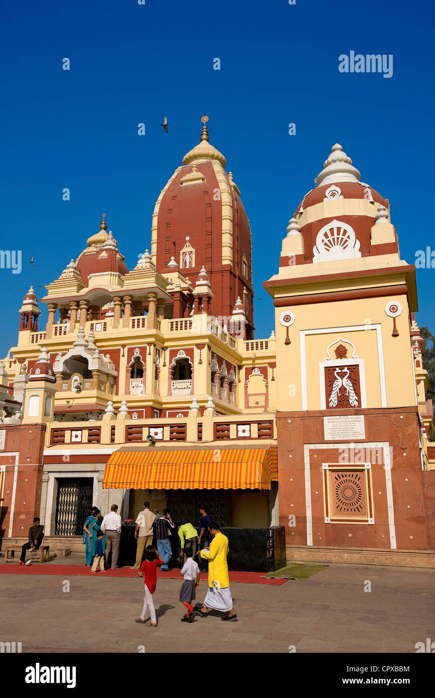 India, Delhi, Laxminarayan Temple (Birla Mandir Stock Photo - Alamy
