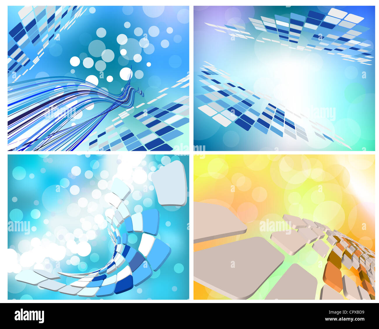 Abstract technology background for use in web design. Vector ...