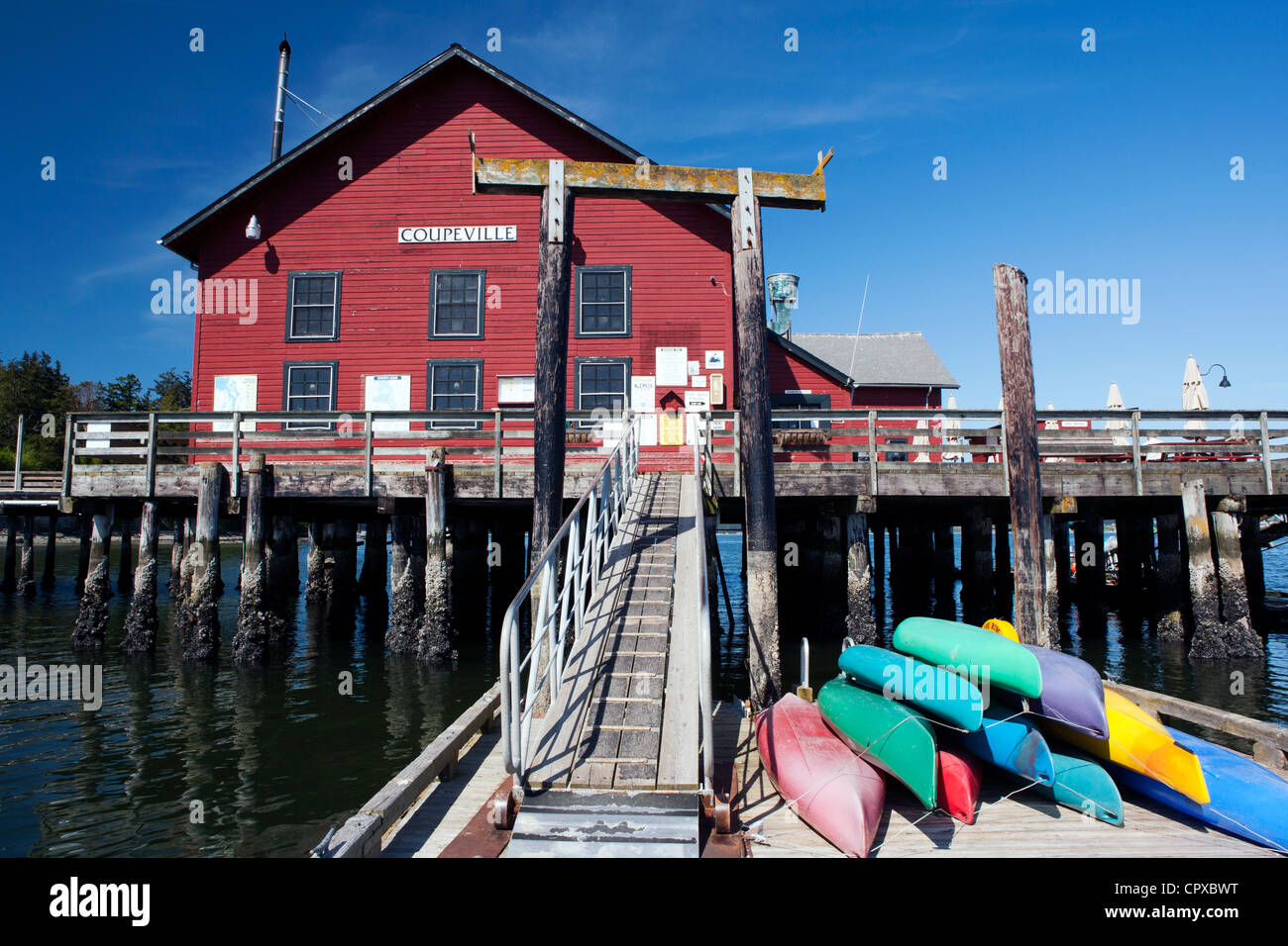 Coupeville Wharf - Coupeville, Whidbey Island, Washington USA Stock ...