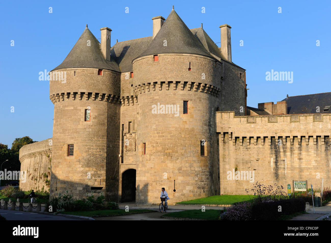 France Loire Atlantique Presqu'ile de Guerande Guerande medieval town ...