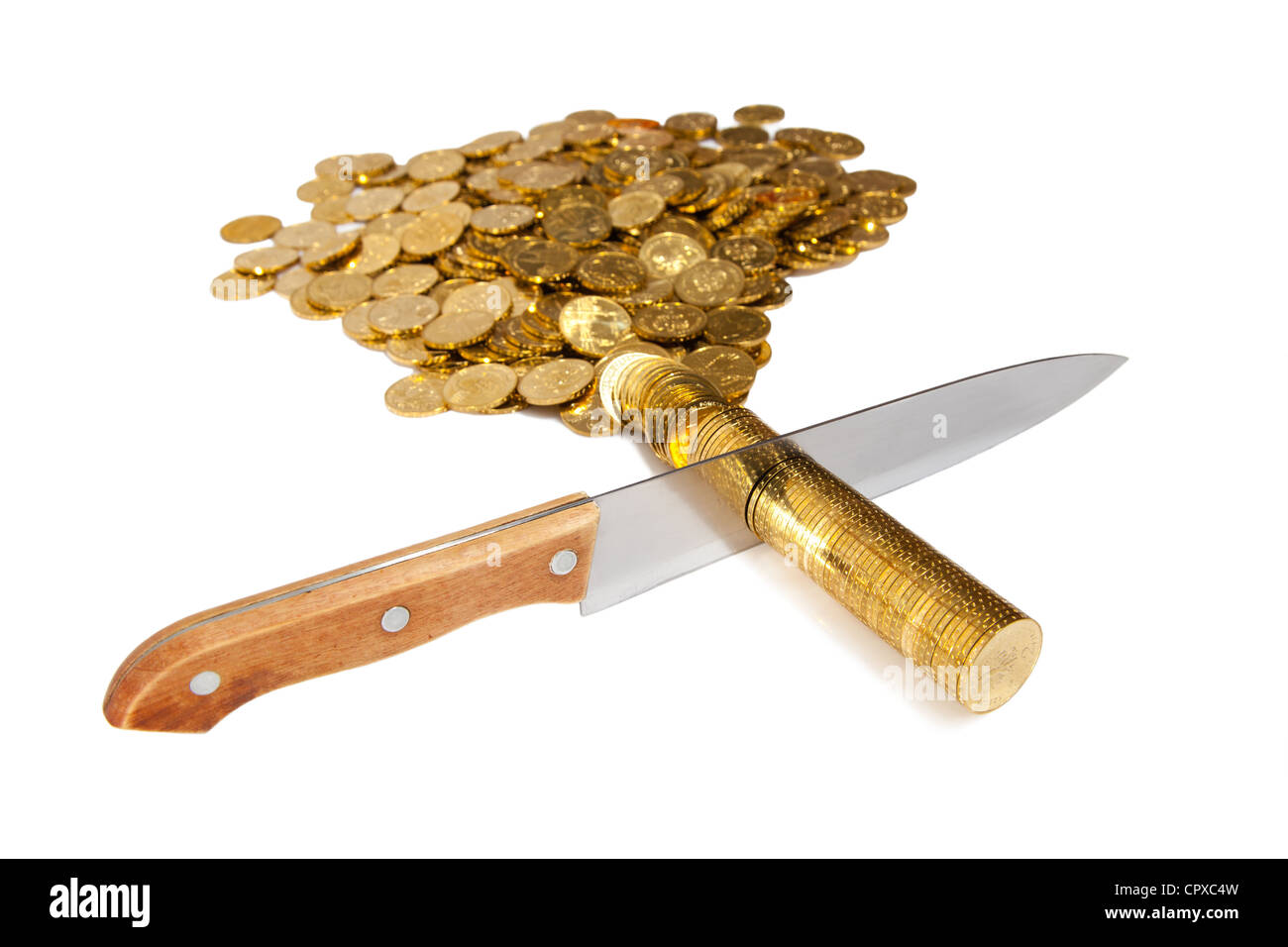Money, finance, budget cuts, savings, recession Stock Photo - Alamy