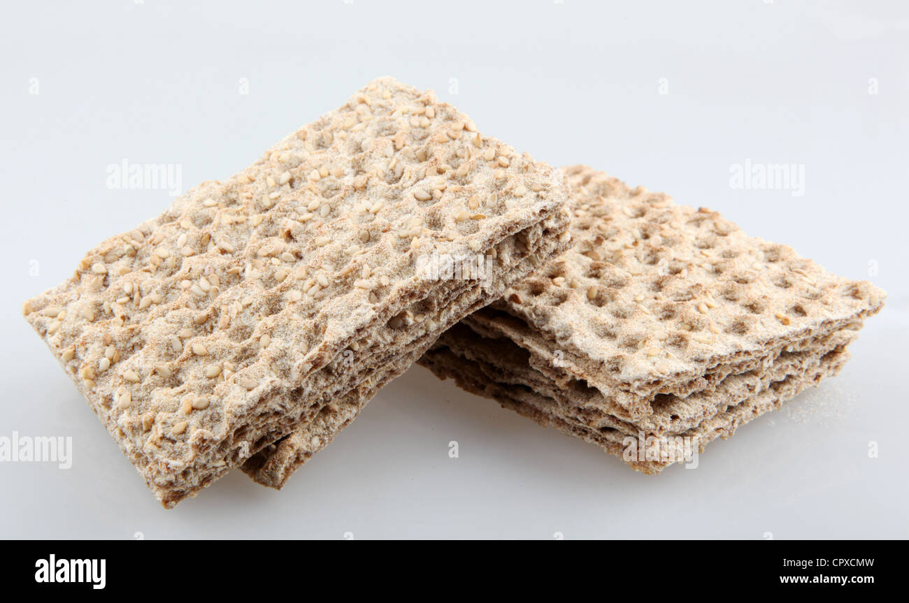 Whole wheat crispbreads hi-res stock photography and images - Alamy