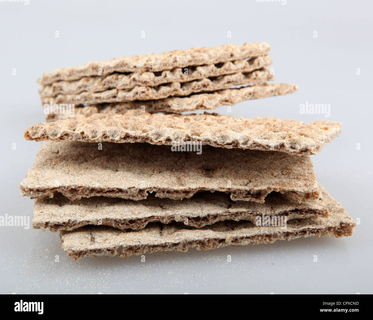 Whole wheat crispbreads hi-res stock photography and images - Alamy