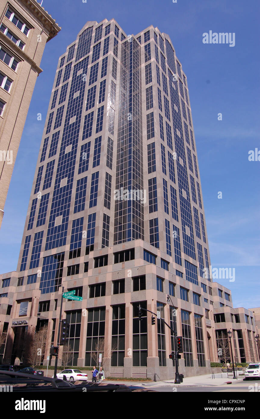 The Wachovia Building in downtown Raleigh, North Carolina, is a ...