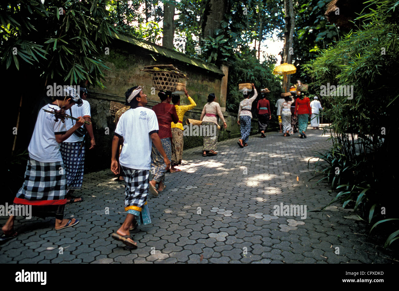 Indonesia Bali Ubud Mekiyis purification ceremonies each community ...