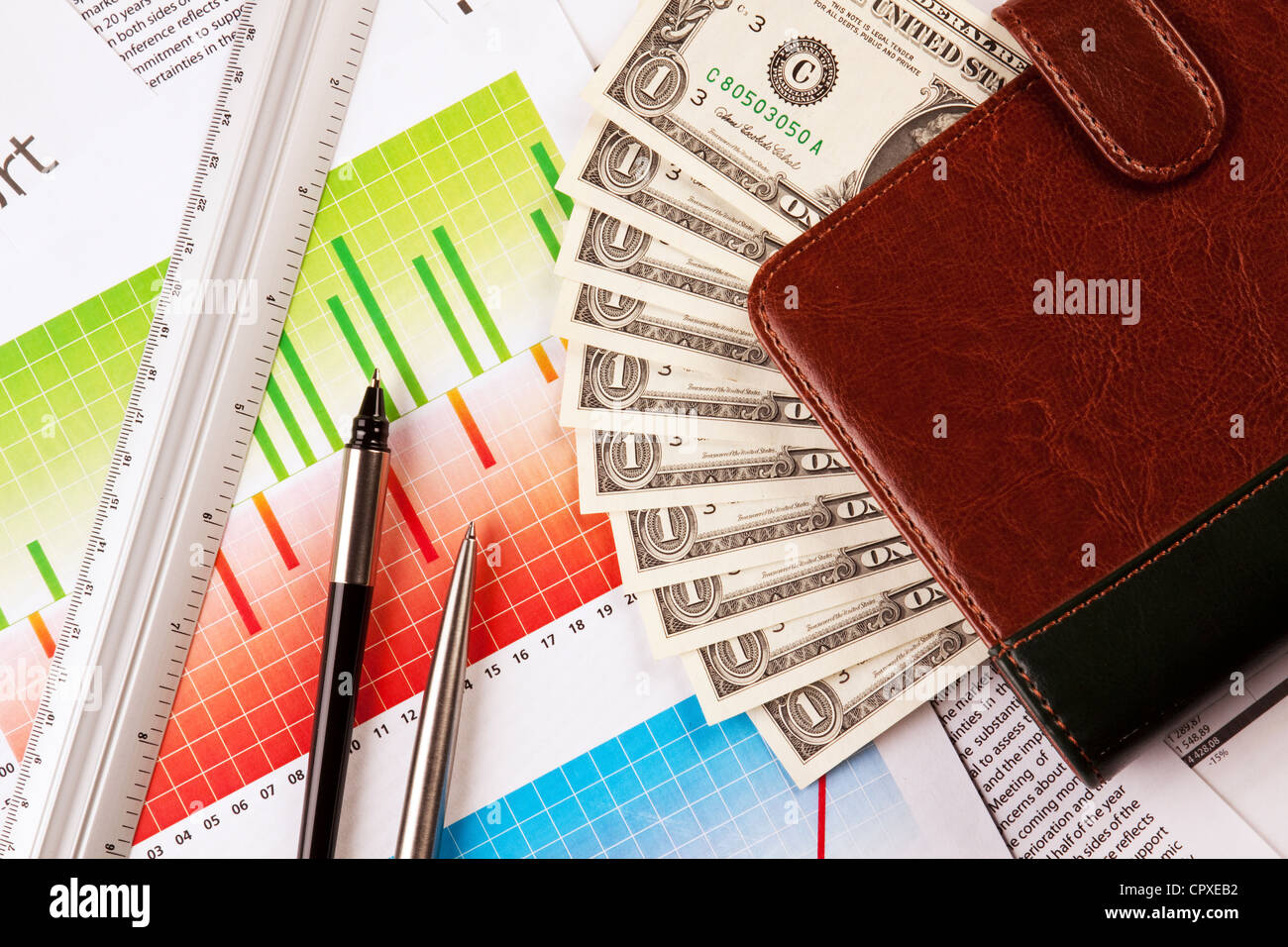 Business and money concept Stock Photo - Alamy