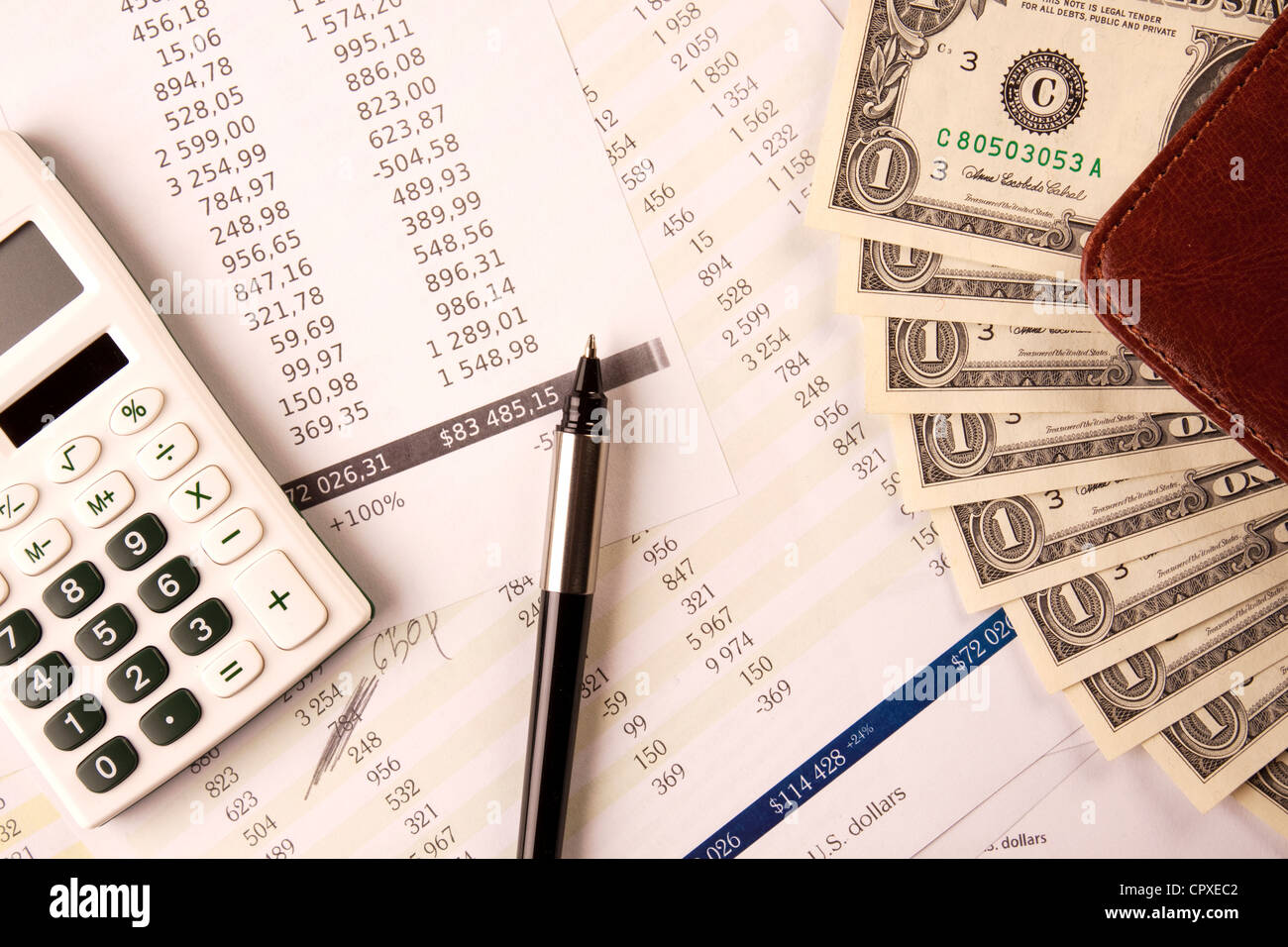 Business and money concept Stock Photo - Alamy