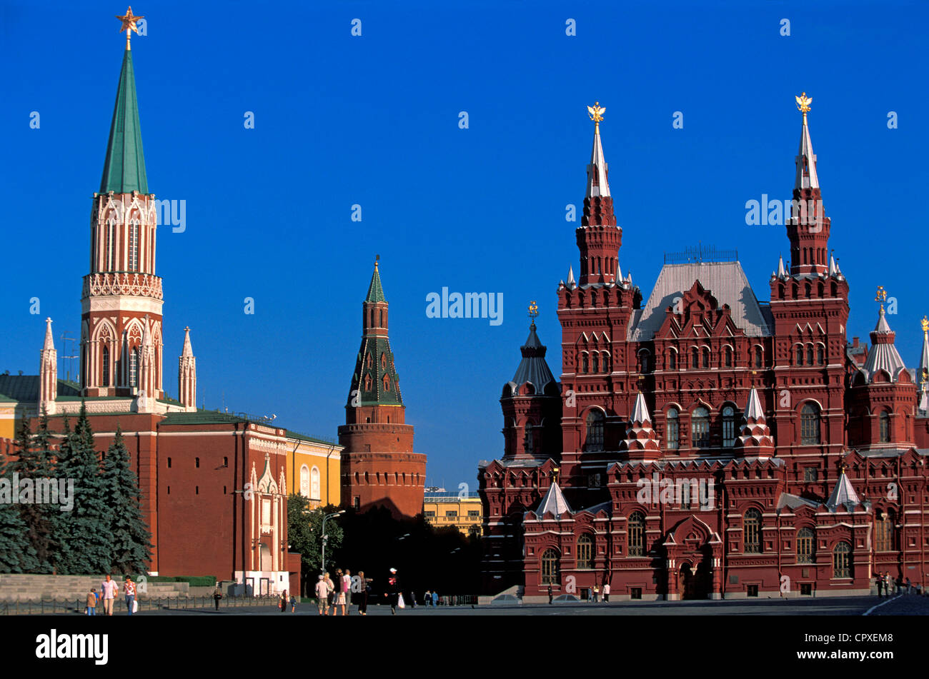 Russia, Moscow, the Red Square listed as World Heritage by UNESCO , the ...