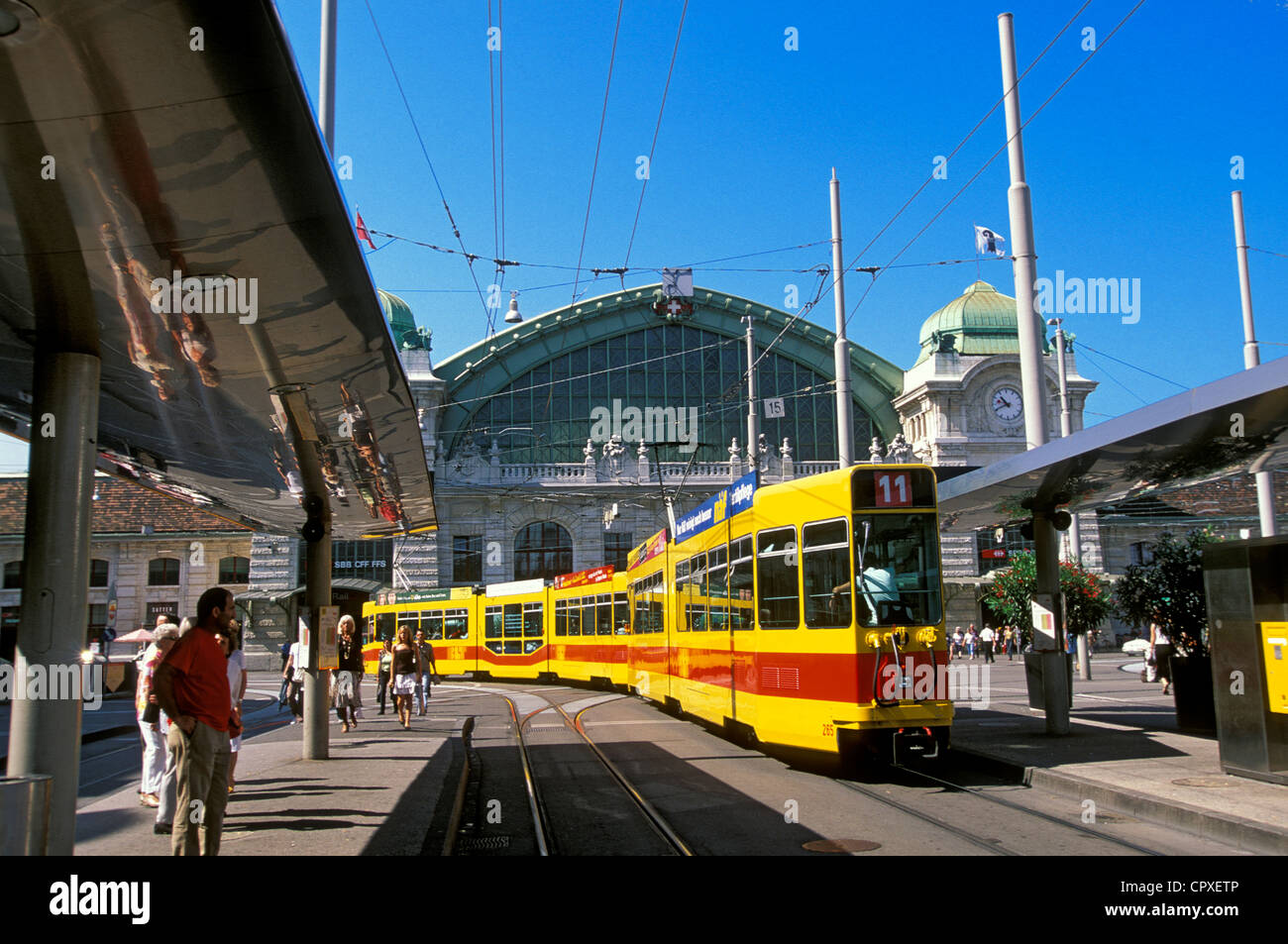 Switzerland, Basel, central station Stock Photo - Alamy