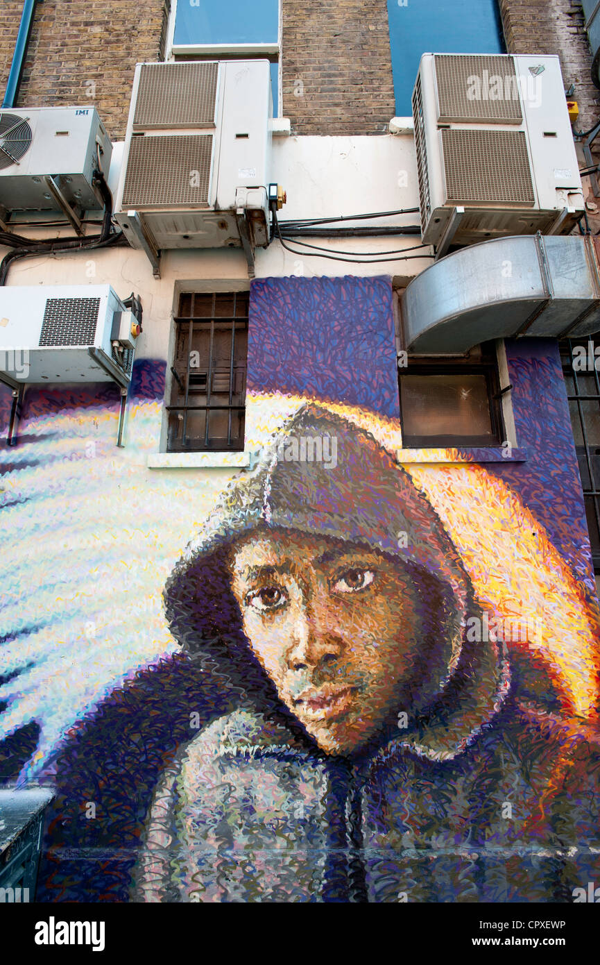 Graffiti on the wall in East London, London, United Kingdom Stock Photo ...