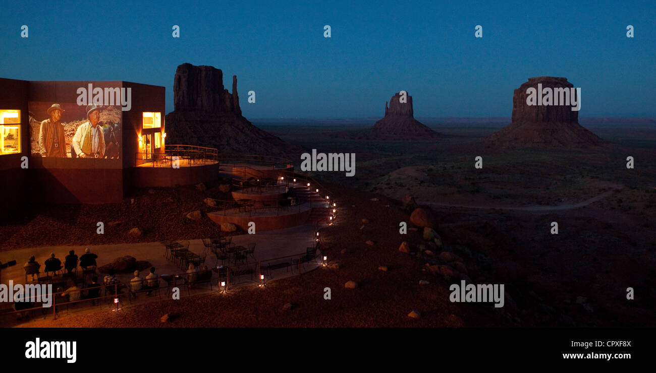The view from the View Hotel, Monument valley Stock Photo - Alamy