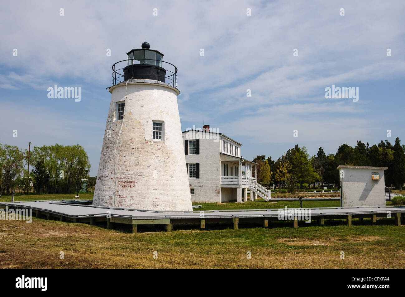 Piney Point Lighthouse, St. Mary's County, Maryland Stock Photo - Alamy
