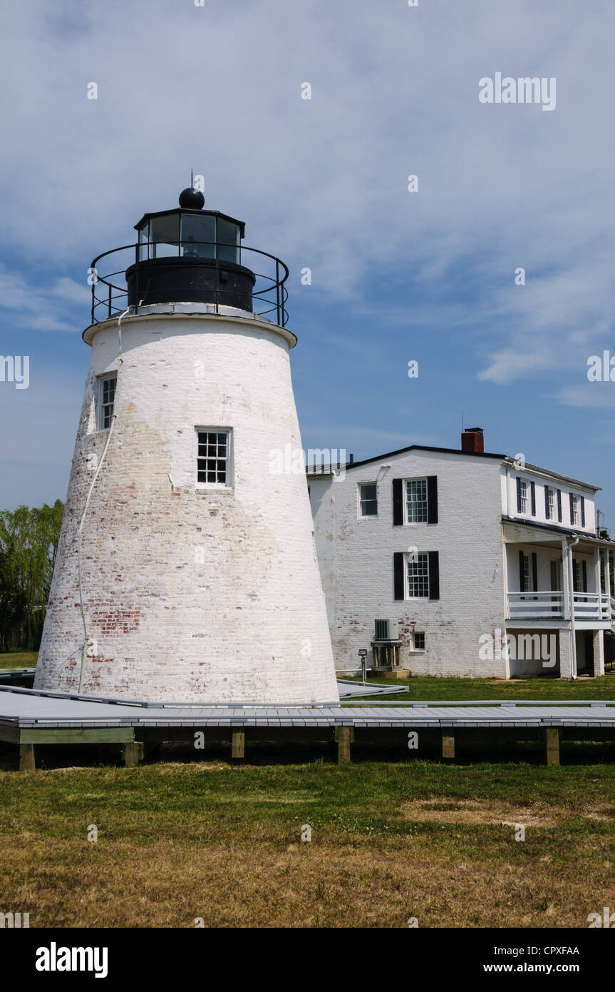 Piney Point Lighthouse, St. Mary's County, Maryland Stock Photo - Alamy