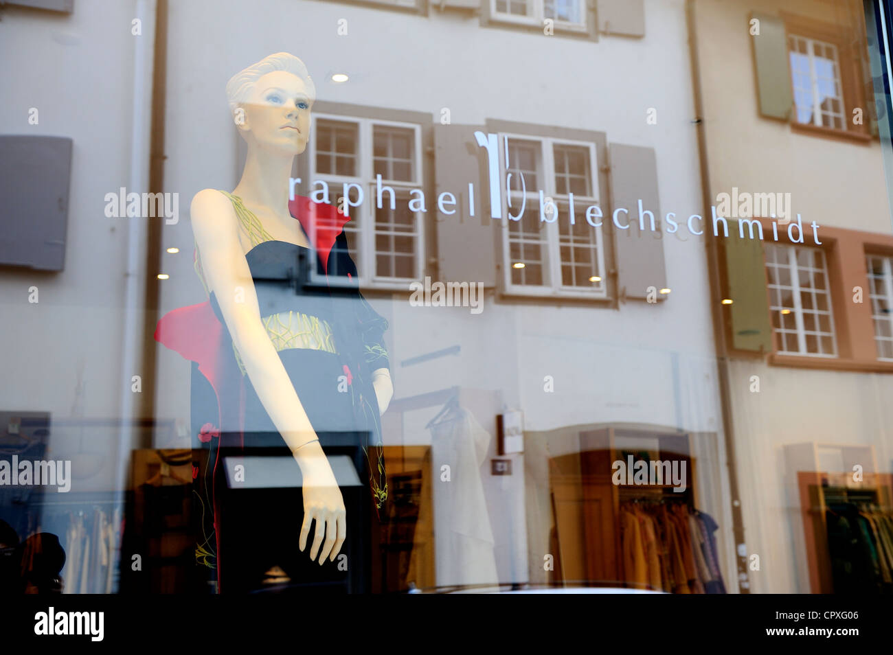 Switzerland, Basel, fashioning shop Stock Photo - Alamy