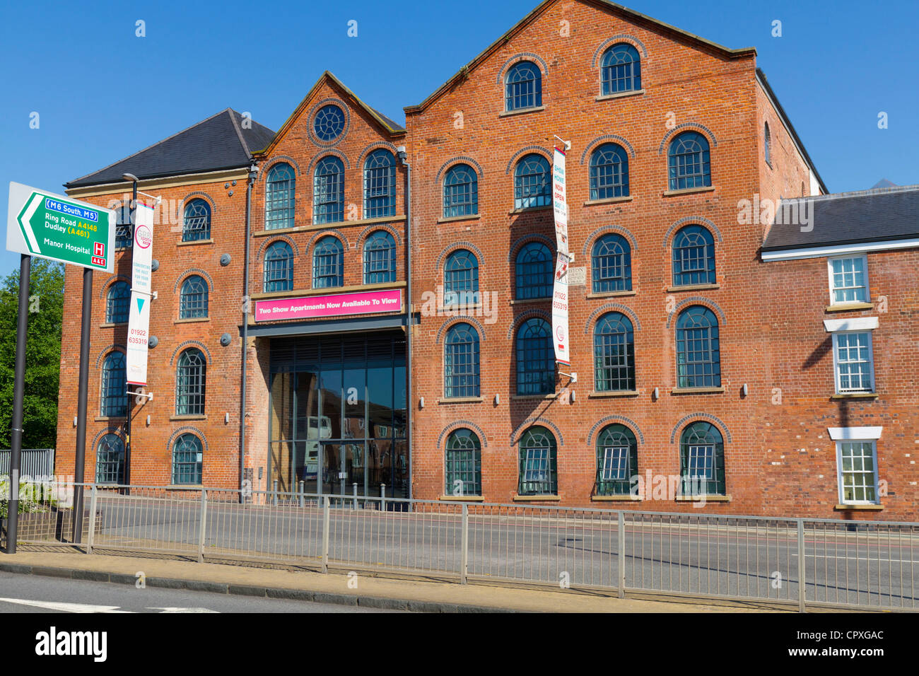 New apartments built out of an old warehouse in Walsall West Midlands ...