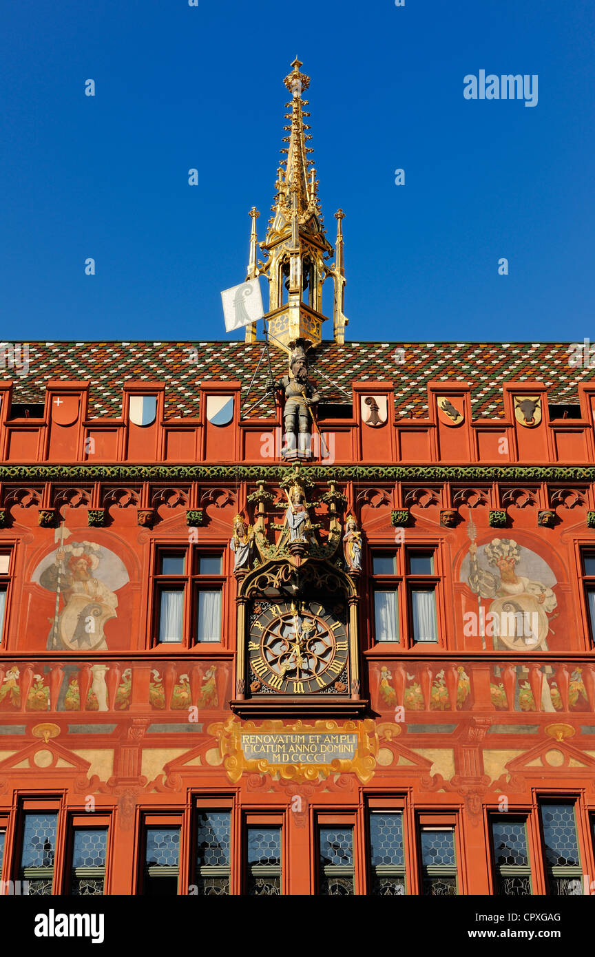 Switzerland, Basel, Marktplatz, City hall Stock Photo - Alamy Switzerland, Basel, Marktplatz, City hall Stock Photo - Alamy