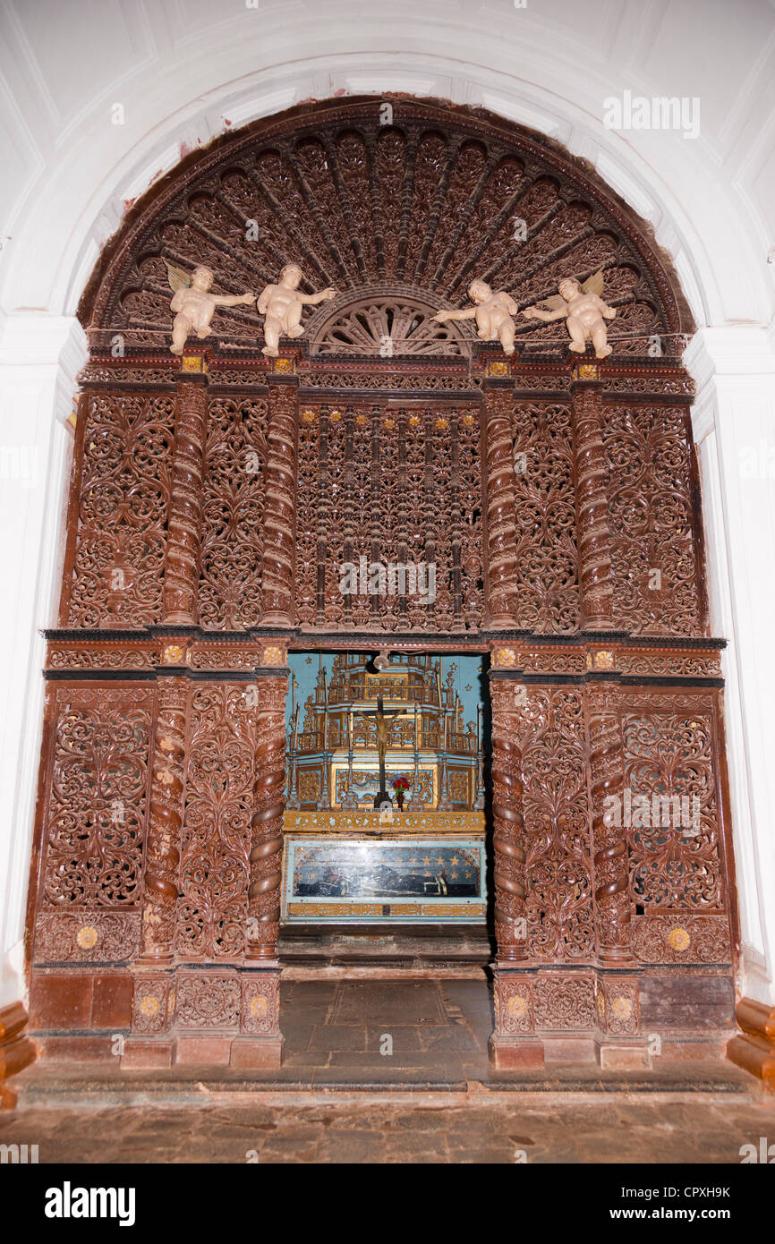 The Sé Cathedral of Santa Catarina, known as Se Cathedral, Old Goa ...