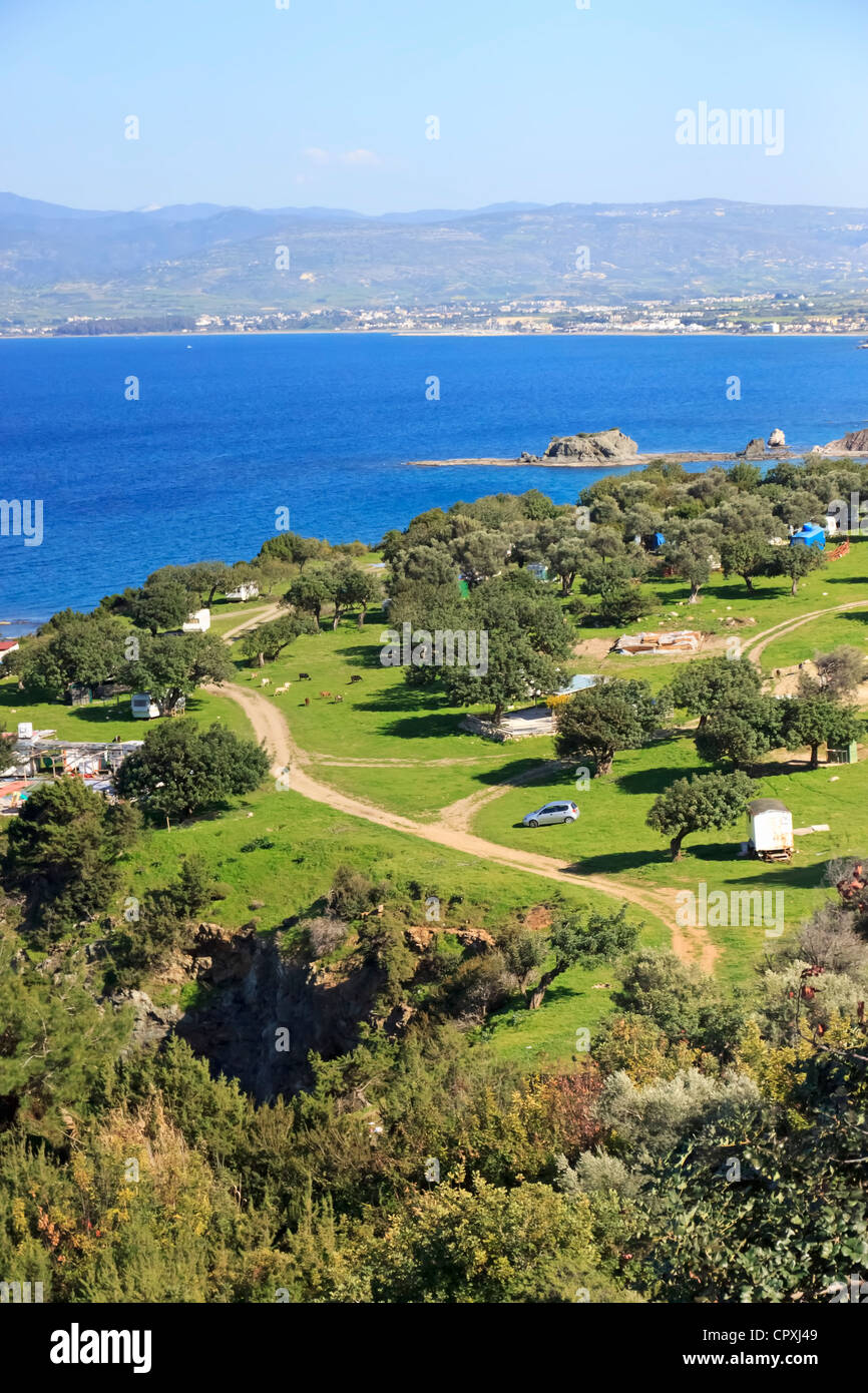 Cliff top road cyprus hi-res stock photography and images - Alamy