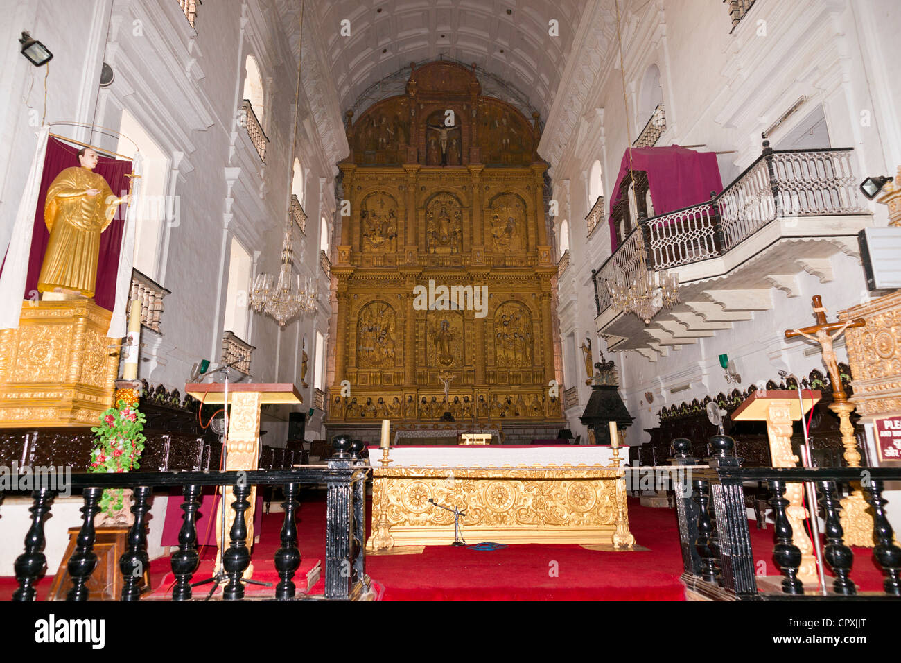 The Sé Cathedral of Santa Catarina, known as Se Cathedral, Old Goa ...