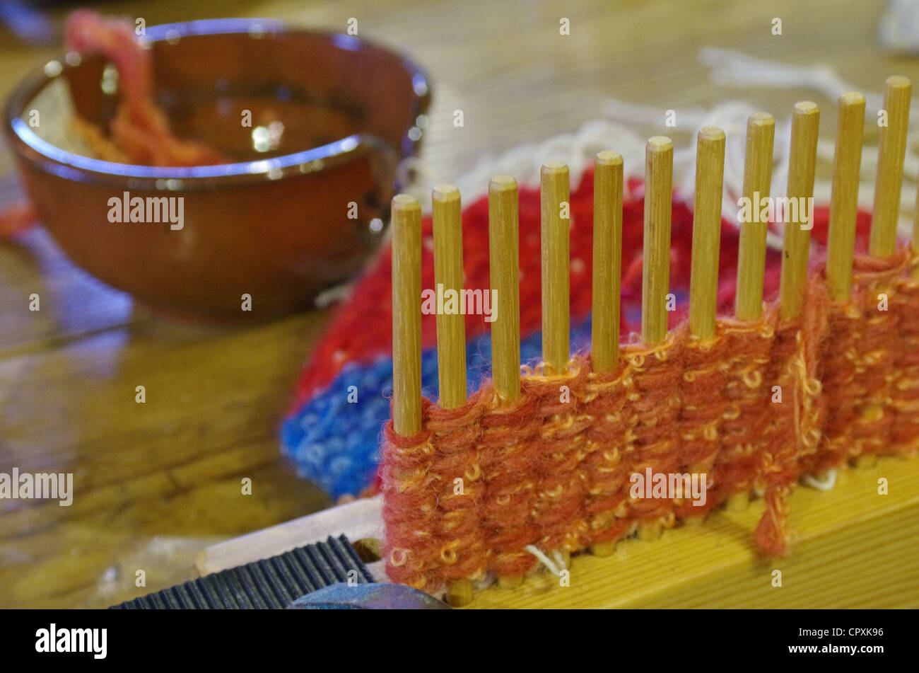 Weaving and wool hi-res stock photography and images - Alamy